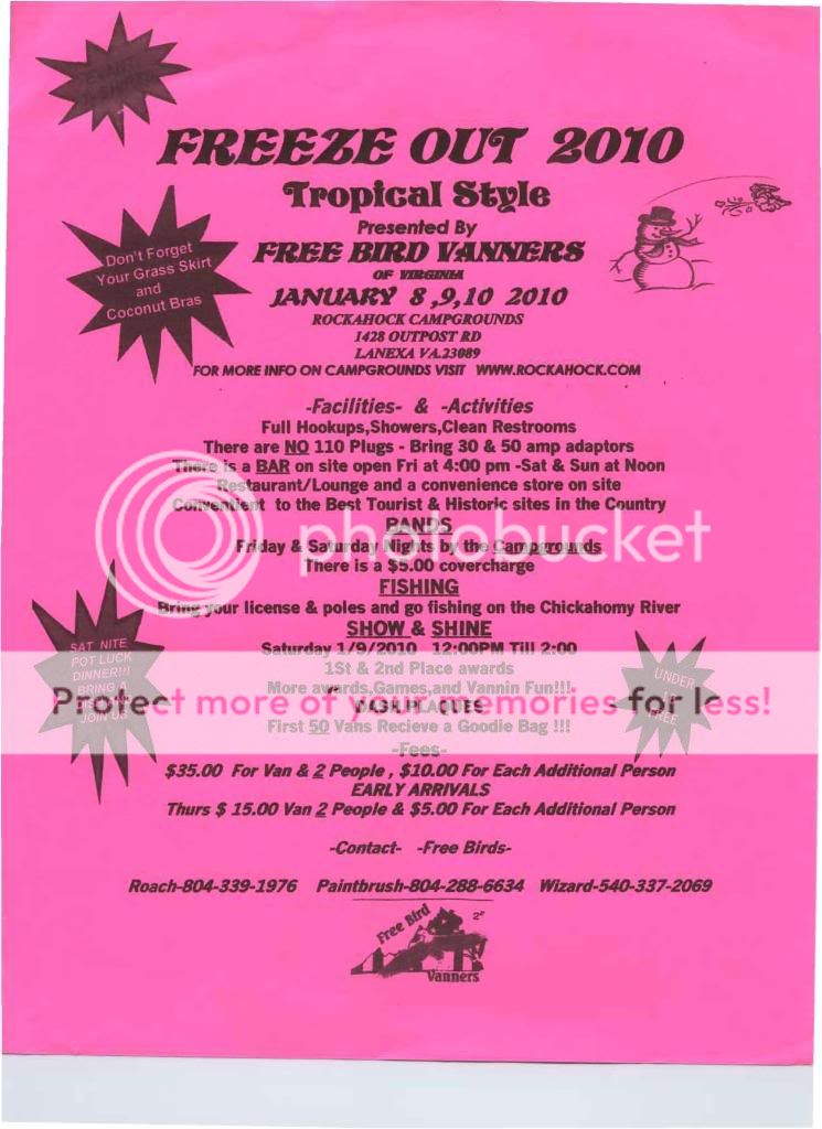 Freezeout , January 8-10 2010, Lanexa, VA - Vannin' Community and Forums