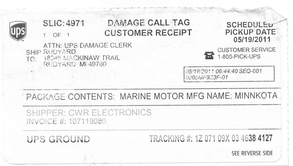 UPS Damage Call Tag Photo by bairwin | Photobucket