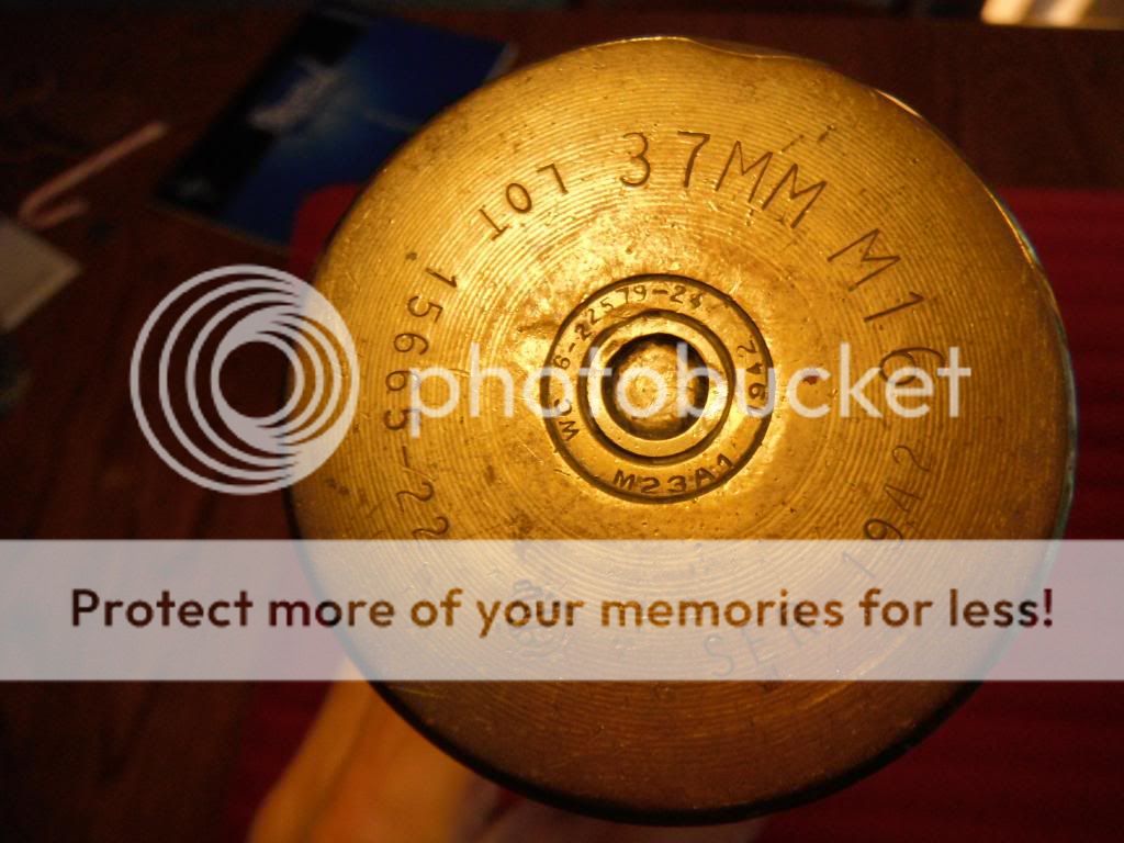 FS: WW2 37mm round M16 w/M51B1 APCBC (empty) $149 SOLD - G503 Military ...