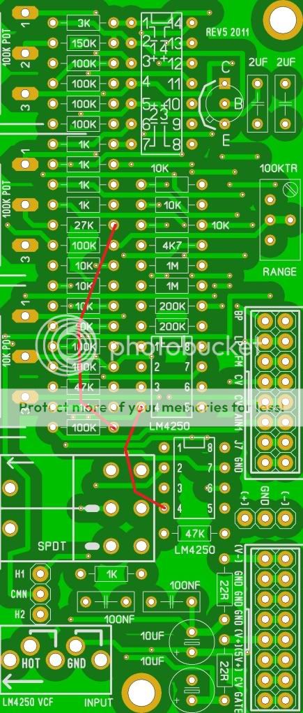 electro-music.com :: View topic - LM4250 VCF rev5 PCB EURORACK/FRAC run